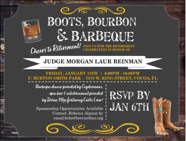Judge Morgan Laur Reinman Retirement Celebration – Brevard County Bar ...